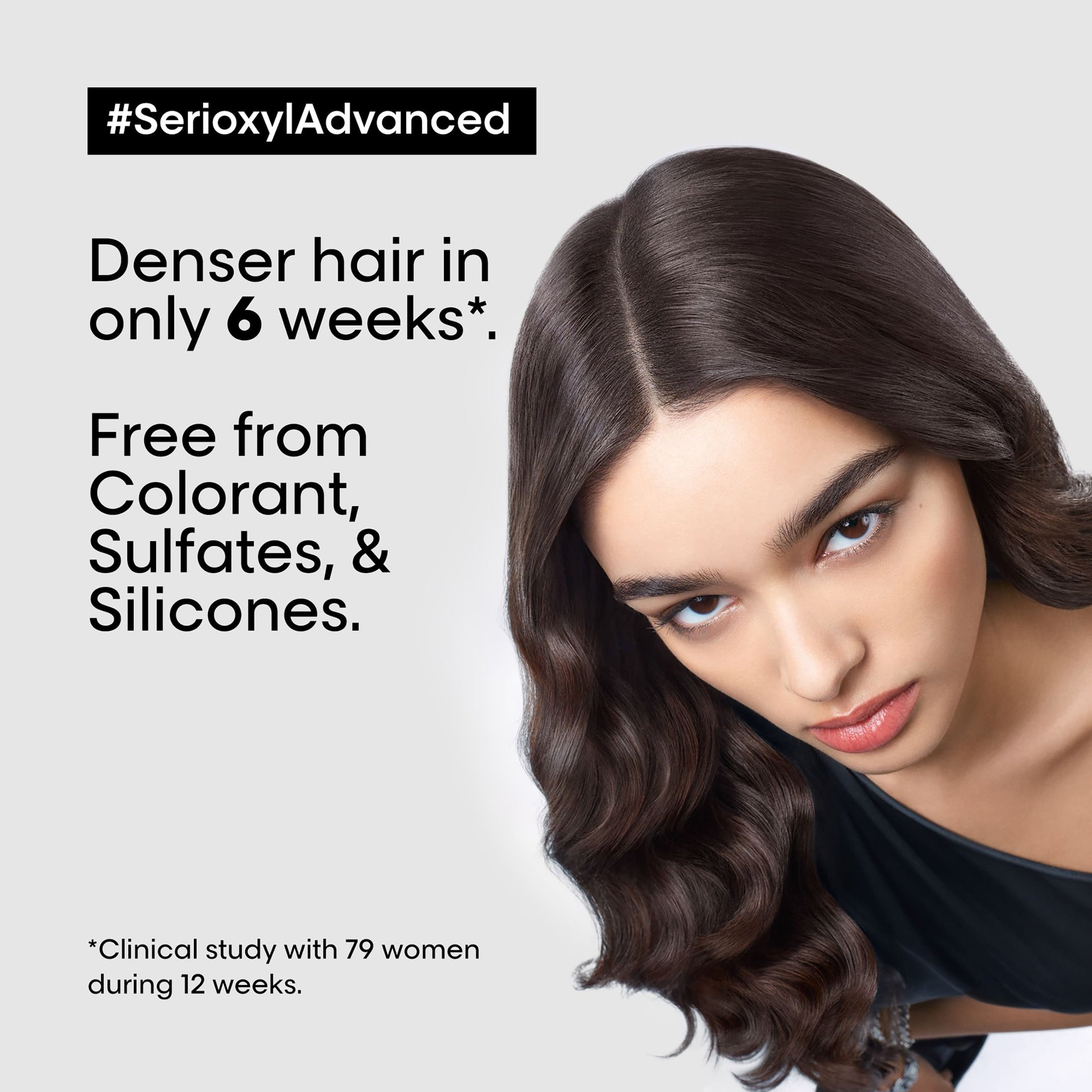 Serioxyl advanced the denser hair density activator serum for more volumes.